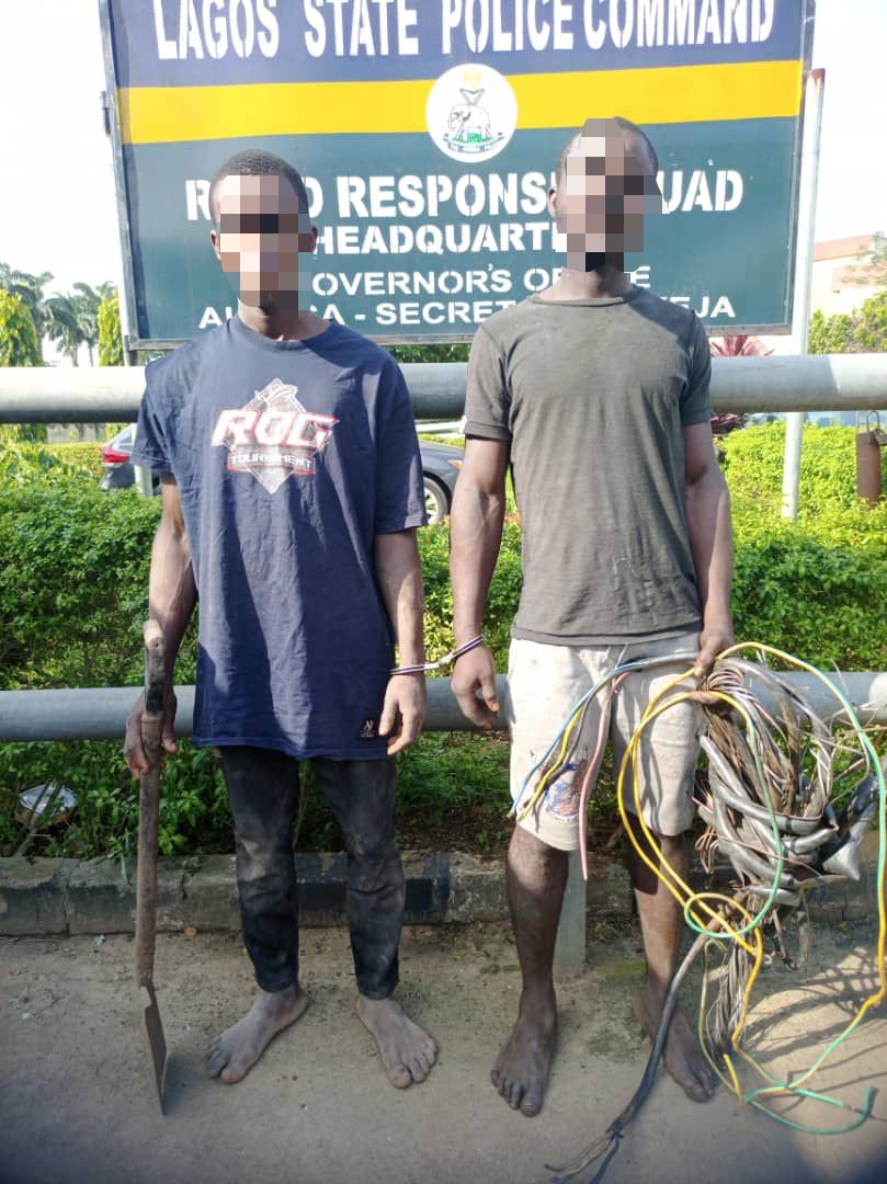 Two Cable Vandals Arrested In Lagos - Sydenews