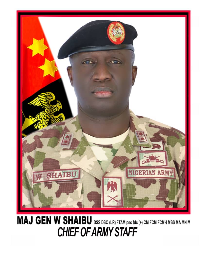 Major General Waidi Shaibu Appointed 25th Chief Of Army Staff - Sydenews